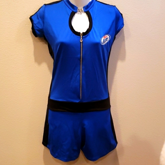 Other | Miller Lite Ladies Halloween Costume Rare Jumper Choker Keyhole ...